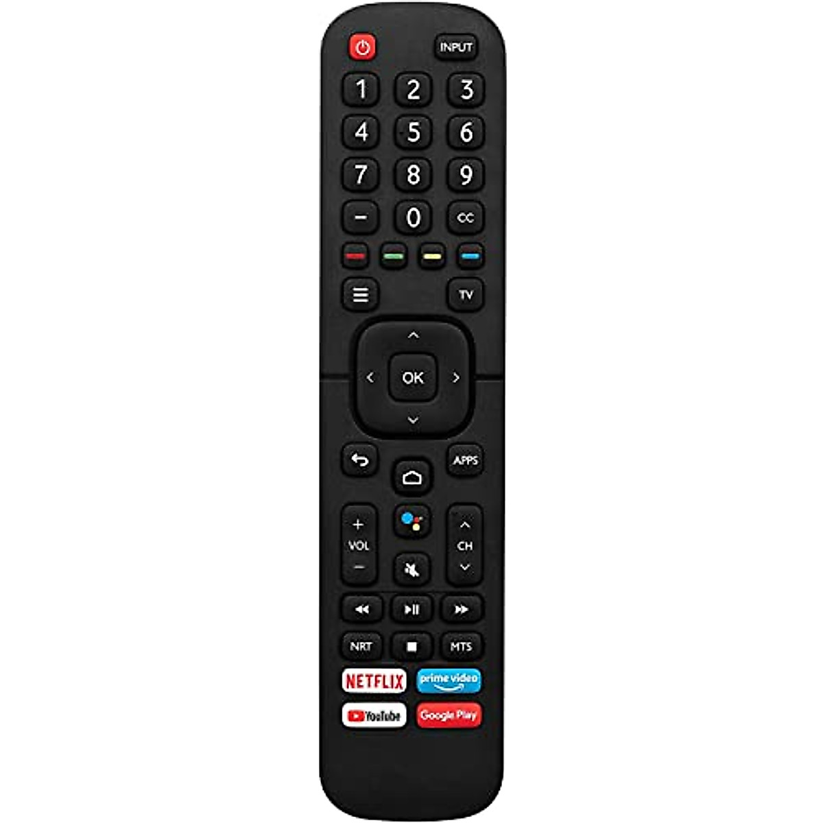 ERF2G60H Remote Control Replacement for Hisense Android Smart TV - No Voice Search
