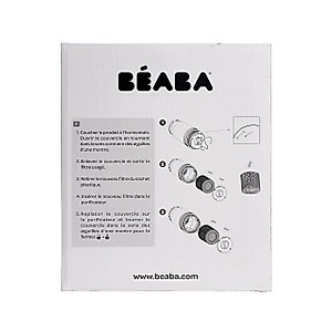 BEABA Air Purifier Filter Replacement, 4 Step Filtration System Pre-Filter, TRUE HEPA Filter, Carbon Filter, Removes VOCs, Odor, Dust, Mold and Dander