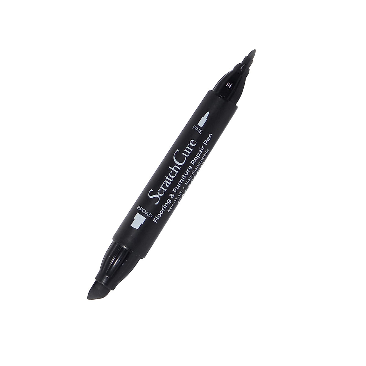 Cal-Flor PE49401CF ScratchCure 3 Shade Double Tipped Repair Pen for Use on Wood, Laminate, Flooring & Furniture, Gray