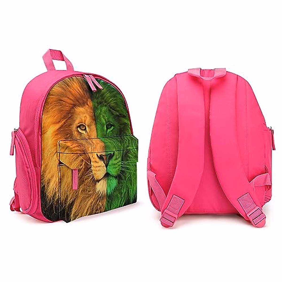 Afirca King of The Animal Lion Backpack Lightweight Travel Work Bag Casual Daypack Business Laptop Backpack for Women Men