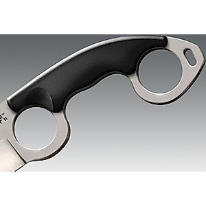 Cold Steel Double Agent Series Fixed Blade Knife with Sheath, Double Agent II