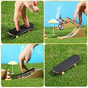 Pajean 24 pcs Black Fingerboard Foam Grip Tape 110 x 38 x 2 mm Fingerboard Deck Grip Tape Fingerboard Stickers Skateboard Foam Grip Tape for Fingerboards, Anti Slip