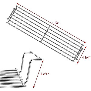 Hisencn 18 inch 69866 Grill Warming Rack, 7635 15.3 inch Flavor Bars for Weber Spirit E210 S210 E220 S220 Gas Grills with Up Front Controls Model