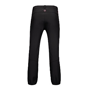 Little Donkey Andy Women’s Winter Hiking Ski Snowboarding Pants, Softshell Pants, Fleece Lined and Water Repellant Black Size S