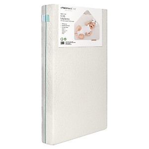 Milliard 100% Organic Cotton Cover Baby Crib and Toddler Mattress, Memory Foam Dual Sided 2 Stage for Infant and Toddlers Bed, Washable + Waterproof Outer Cover, CertiPUR and GOTS Certified