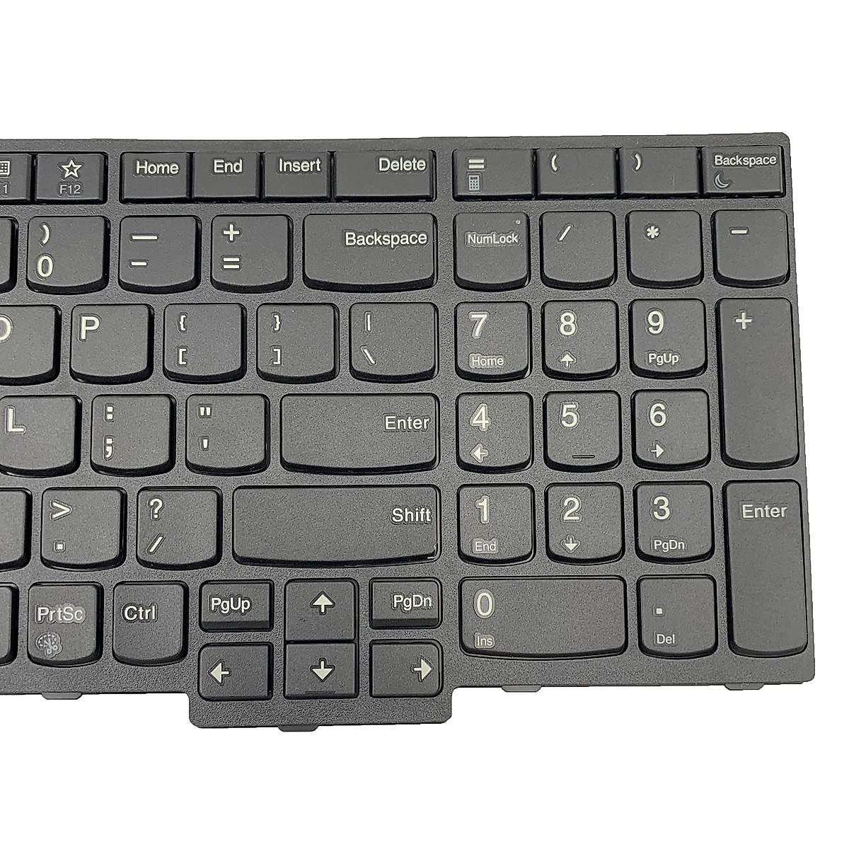 Tiugochr Laptop Replacement US Layout with Pointing Keyboard for Lenovo ThinkPad E580 E585 E590 E595 T580 T590 L580 L590 P52 P72 P53 P53S P73 01YP640 01N729 01YP560 PK131672B00 01YP680