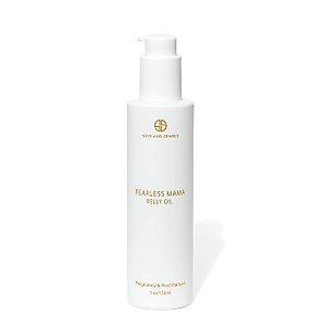 Fearless Mama Belly Oil - Help Prevent Stretch Marks + Smoothing Therapy - Quick-Dry pregnancy Belly + Body Oil - Nutrient Rich with Shea Oil and Vitamin E, Supports Skin as it Stretches