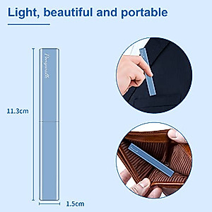 Ponywalk Cleaner Kit for Airpods, Decompression Design Aluminum 5 in 1 Cleaning Kit, for Airpods, for iPhone, for Camera, for Lego, for VR (Blue)