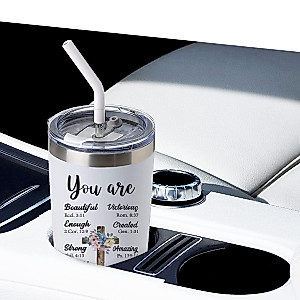 Agantree art Christian Gifts for Women Religious Gifts Spiritual Gifts for Women Inspirational Gifts for Her, Mom, Friends, Coworker Birthday Gifts for Women Tumbler (01 you are beautiful)