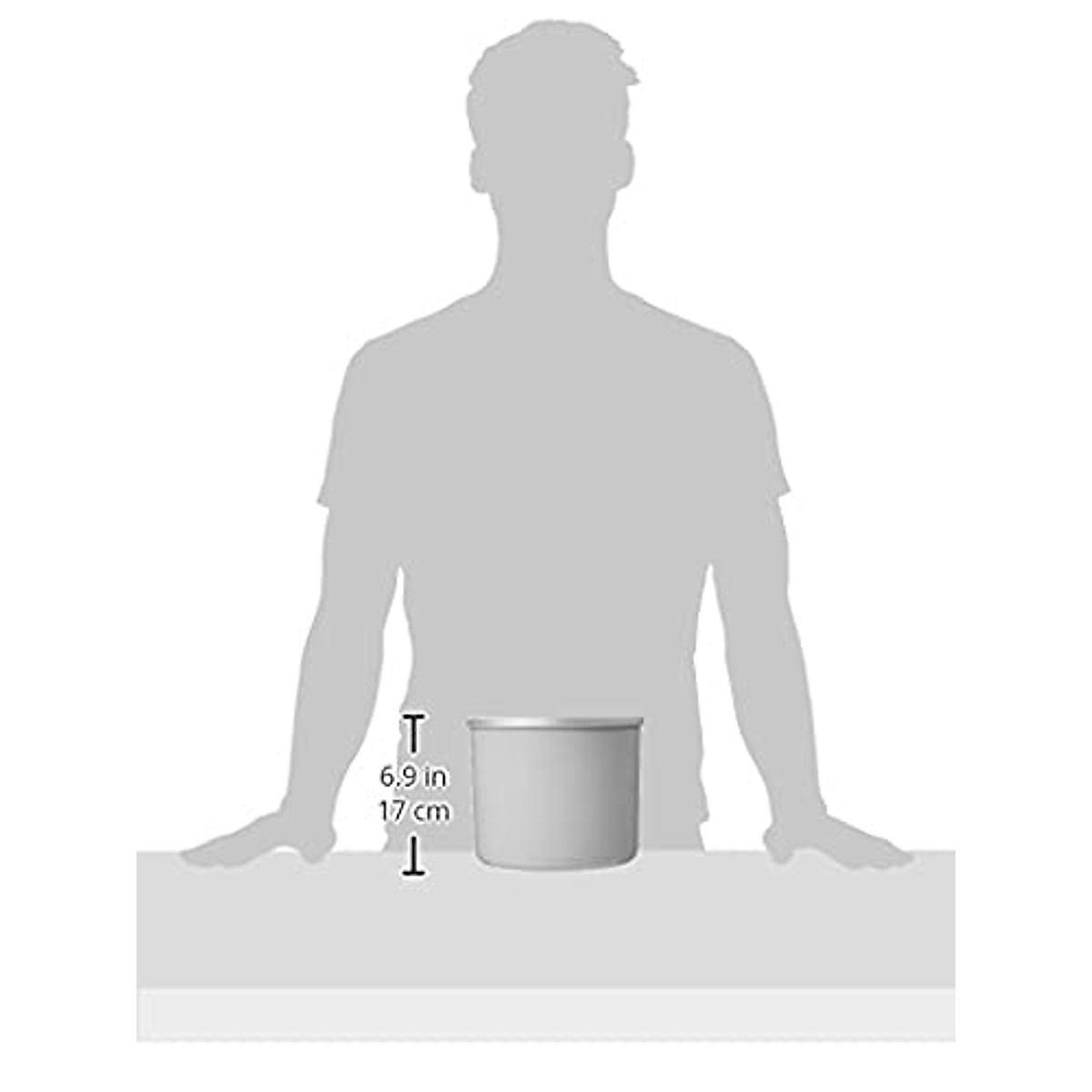 Cuisinart ICE-70RFB Replacement Freezer Bowl, 2 quart, Gray