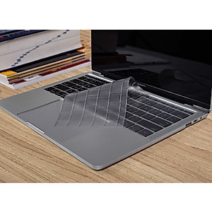 Premium Ultra Thin MacBook Keyboard Cover for Apple MacBook Pro 13 inch Model A1708 Without Touch Bar Only(with Function Keys, 2019-2016 Release), TPU