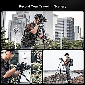 SmallRig Lightweight Travel Tripod AP-01 with Compact Structure, 360° Ball Head, Quick Release Plate, Travel Bag, Load up to 33 lbs/15 kg, for Canon for Nikon for Sony for DSLR-3987