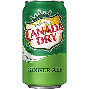 Canada Dry Ginger Ale Soda, 12 fl oz cans (Pack of 12)