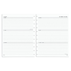 TUL® Discbound Weekly/Monthly Refill Pages, Letter Size, January to December 2023