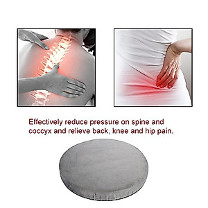 Rotating Swivel Seat Cushion, 360 Degree Rotation Skidproof Car Seat Cushion Convenient for Sitting or Standing from Car Used for Pregnant Women Elderly Use, 15 Inches in Diameter