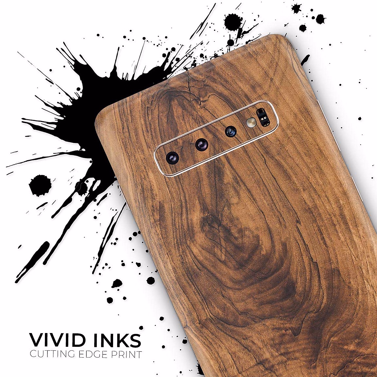 DesignSkinz Raw Wood Planks V11 Protective Vinyl Decal Wrap Skin Cover Compatible with The Samsung Galaxy S20 (Screen Trim & Back Glass Skin)