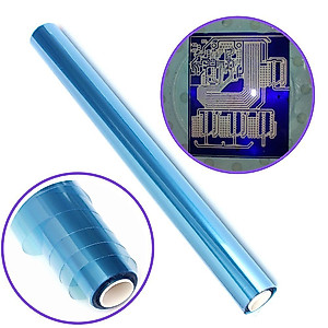 Photosensitive (30cmx500cm/1ftx16.5ft) PCB Photosensitive Dry Film for Circuit Production Photoresist Sheets, Replace Thermal Transfer PCB Board