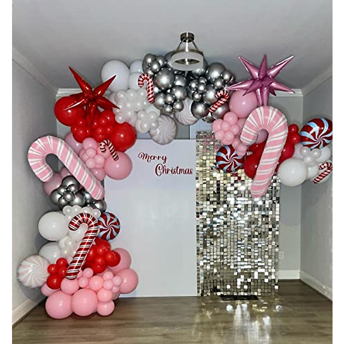 127PCS Pink and Red Balloon Garland Arch Kit DIY Valentines Day Balloons Arch Red Pink White Latex Balloons for Wedding Anniversary Women Girls Valentine’s Mother’s Day Christmas Party Decorations