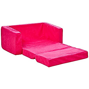Fun Furnishings 55204 Furnishings Toddler Flip Sofa, Hot Pink