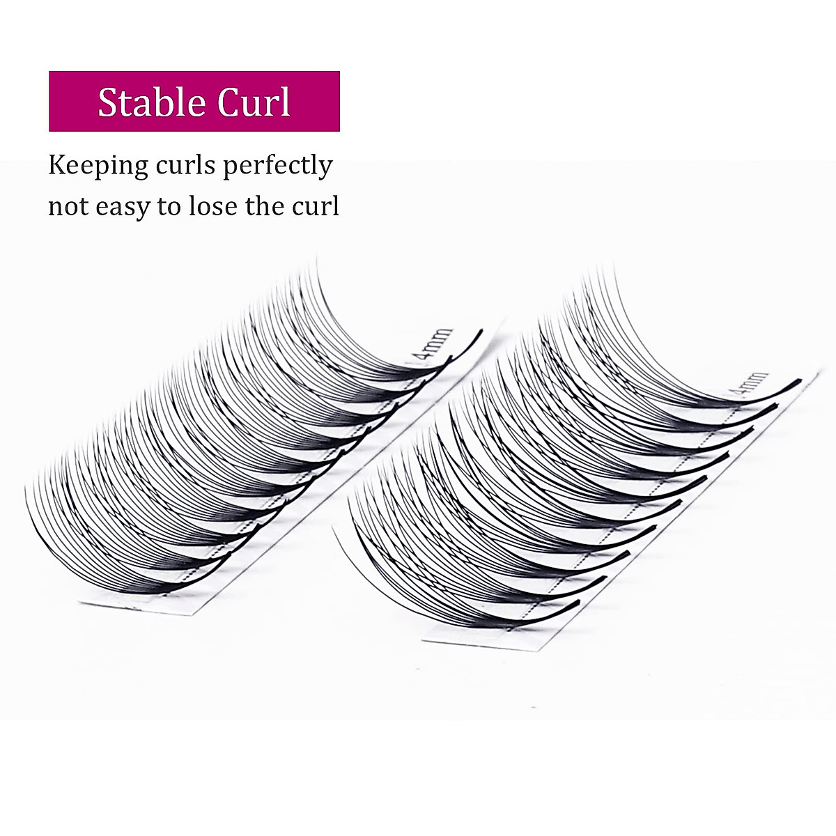 Premade Fans Eyelash Extensions 10D Lash Extensions Premade Fans 0.05 0.07 Thickness Pre Fanned Volume Lash Extensions C D Curl by FADLASH (10D-0.07-D, Mix 8-14mm)