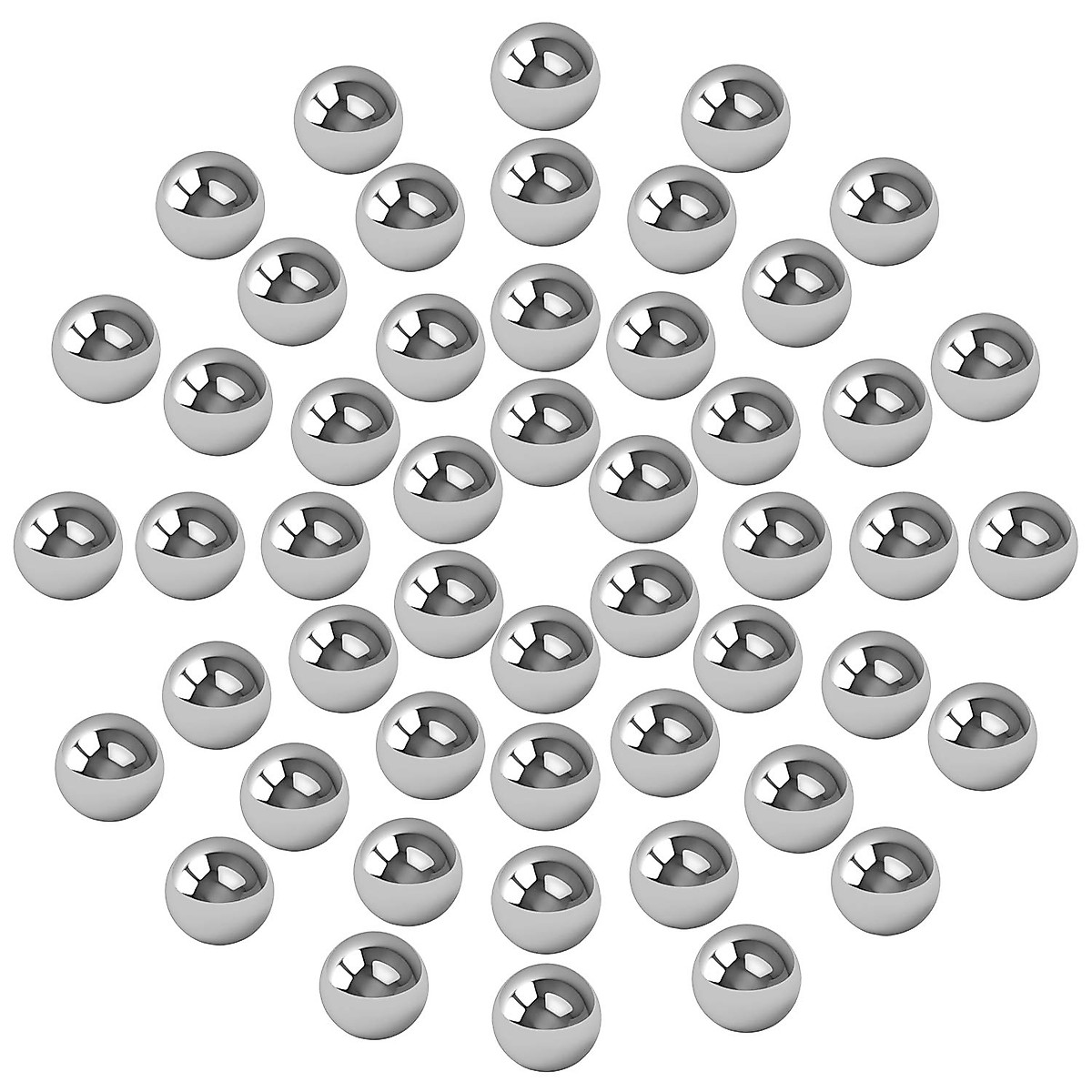 Four Brothers Replacement Balls for Crossfire Game - 9mm Balls - 50 Pack (Non-Magnetic)