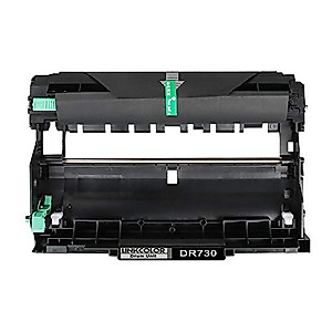 Linkcolor Compatible DR760 DR730 Drum Unit Replacement for Brother DR-730 DR-760 Drum Unit for Brother HL-L2370DW HL-L2350DW HL-L2390DW HL-L2395DW HL-L2370DWXL Printer, Black 2-Pack