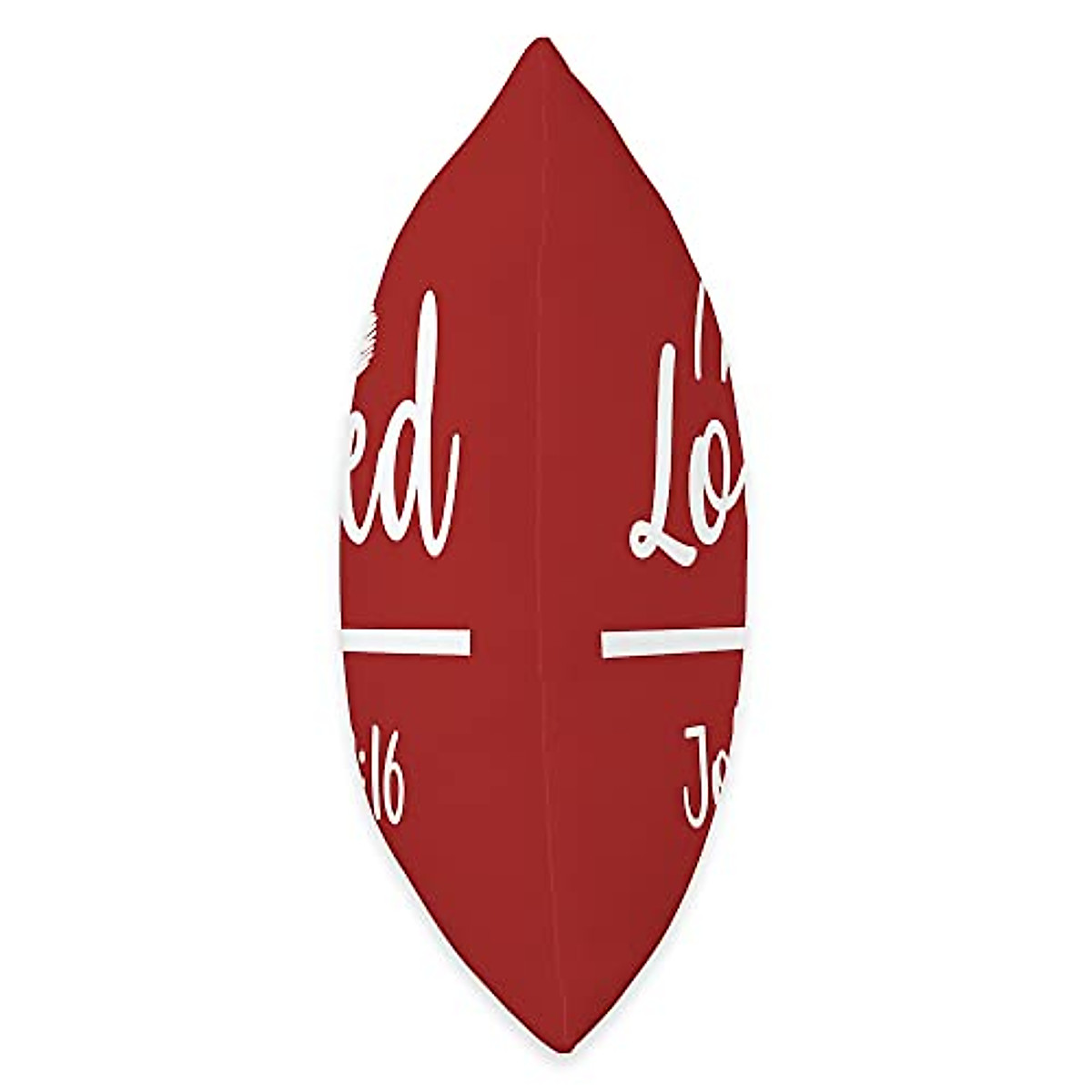 Jesus & Christian Valentines Day Gifts Clothing Religious Valentines Christian Bible Loved John 3 16 Throw Pillow, 16x16, Multicolor