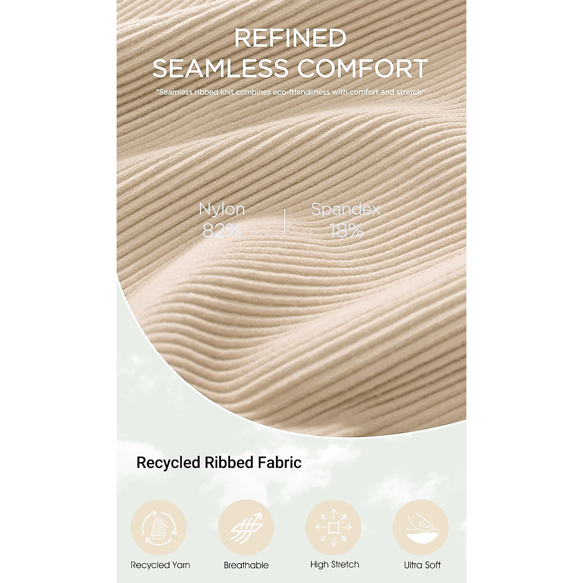 ODODOS Women's Crop Camisole 3-Pack Washed Seamless Rib-Knit Crop Tank Tops, Beige Coral Teal, X-Small/Small