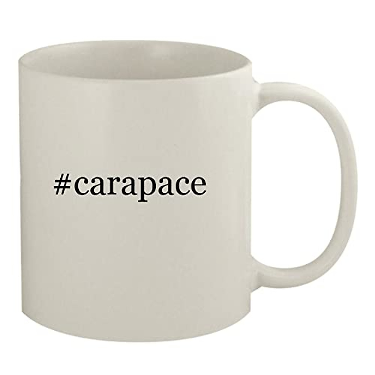 Molandra Products #carapace - Ceramic 11oz White Mug, White
