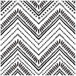 HAOKHOME Black and White Wallpaper Boho Geometric Self Adhesive Textured Wall Paper Modern for Bathroom Decor e 17.7in x 9.8ft