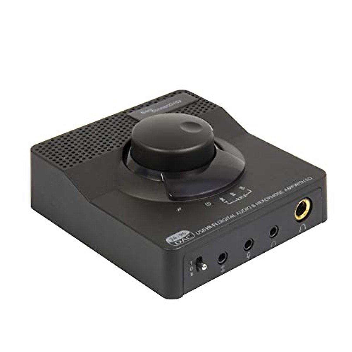 Syba Sonic 24bit 96KHz USB DAC Stereo Headphone Amplifier 2 Stage EQ Digital/Coaxial Output and RCA Output SD-DAC63116