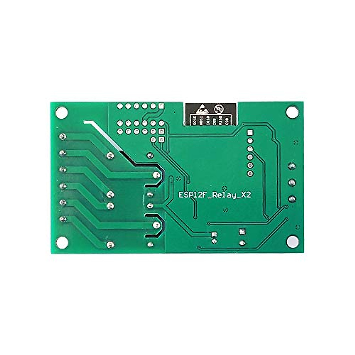 5V/8-80V Power Supply ESP8266WIFI Dual-Way Relay Module ESP-12F Development Board Secondary Development