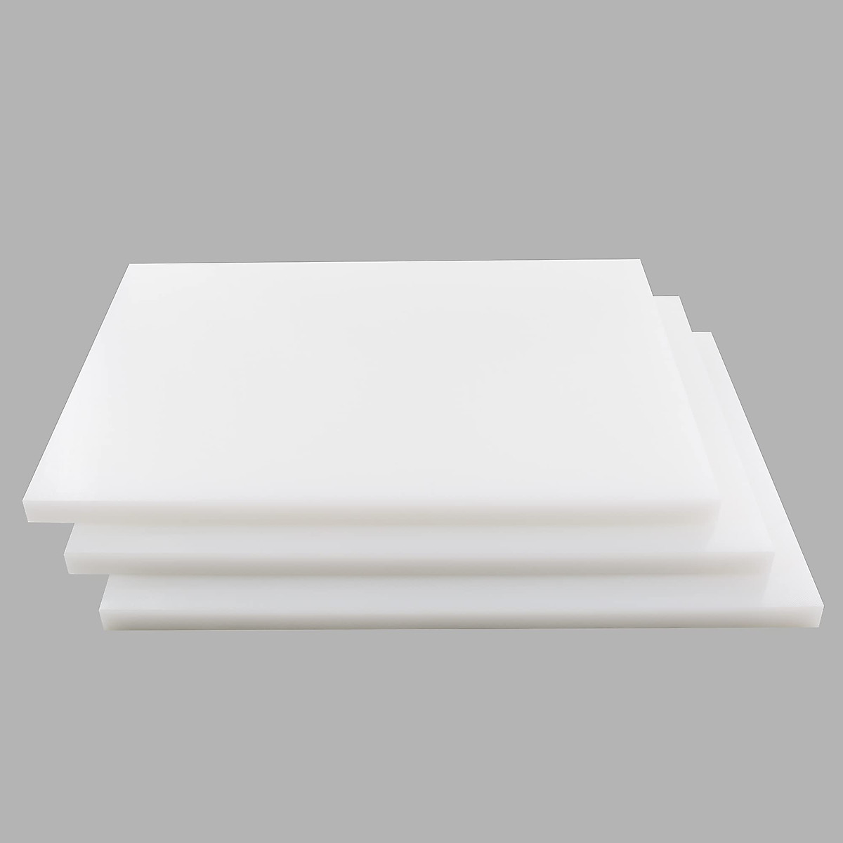 Hakka 24" x 18" x 1" 3-Board White Cutting Board System