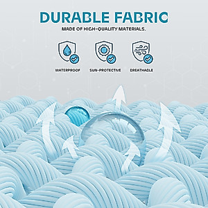 Lazebox 3 packs Garment Bags for Travel and Closet Storage with Zipper Pocket, Heavy Duty Waterproof Hanging Suit Bag with Handles for Suits, Coats, Jackets, Shirts