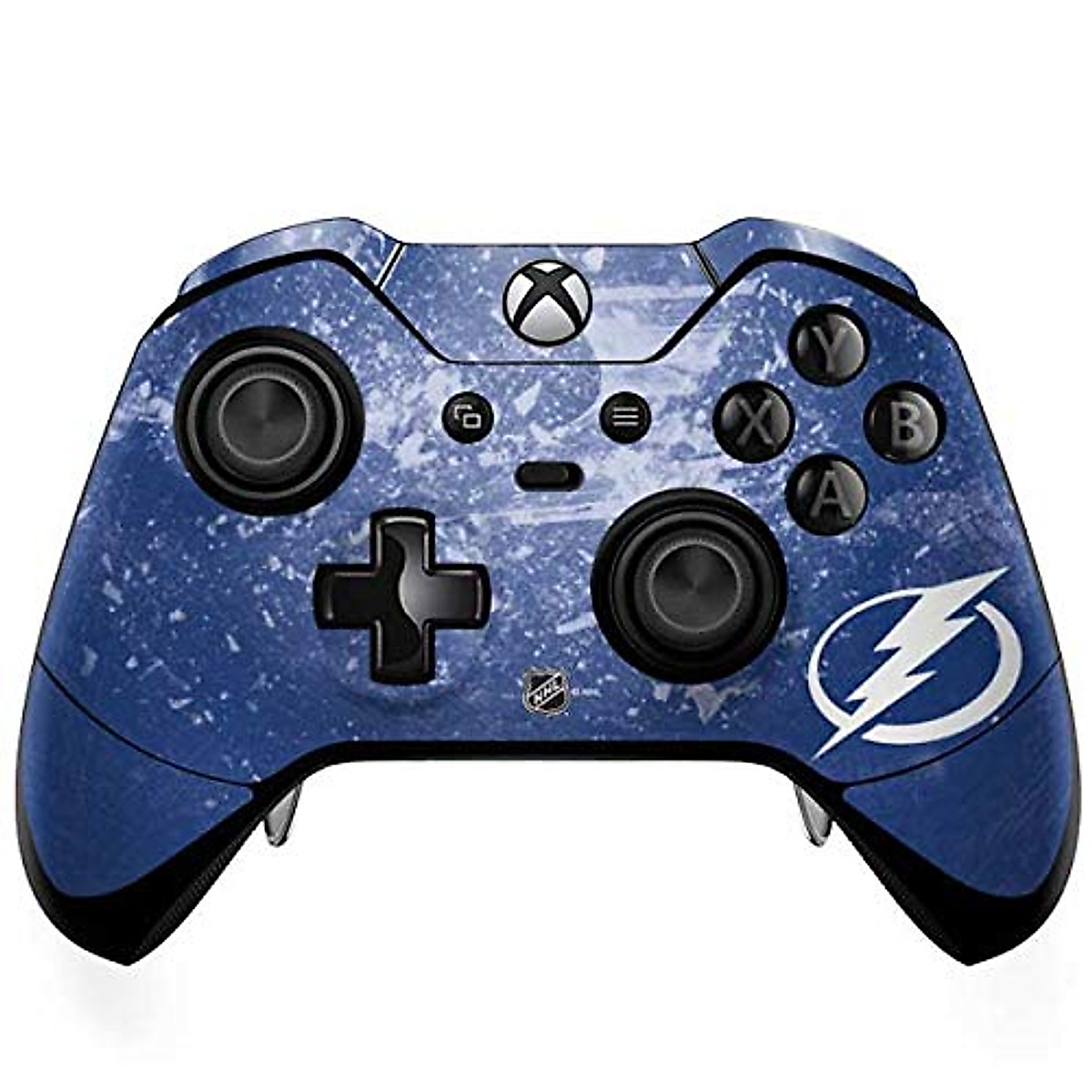 Skinit Decal Gaming Skin compatible with Xbox One Elite Controller - Officially Licensed NHL Tampa Bay Lightning Frozen Design