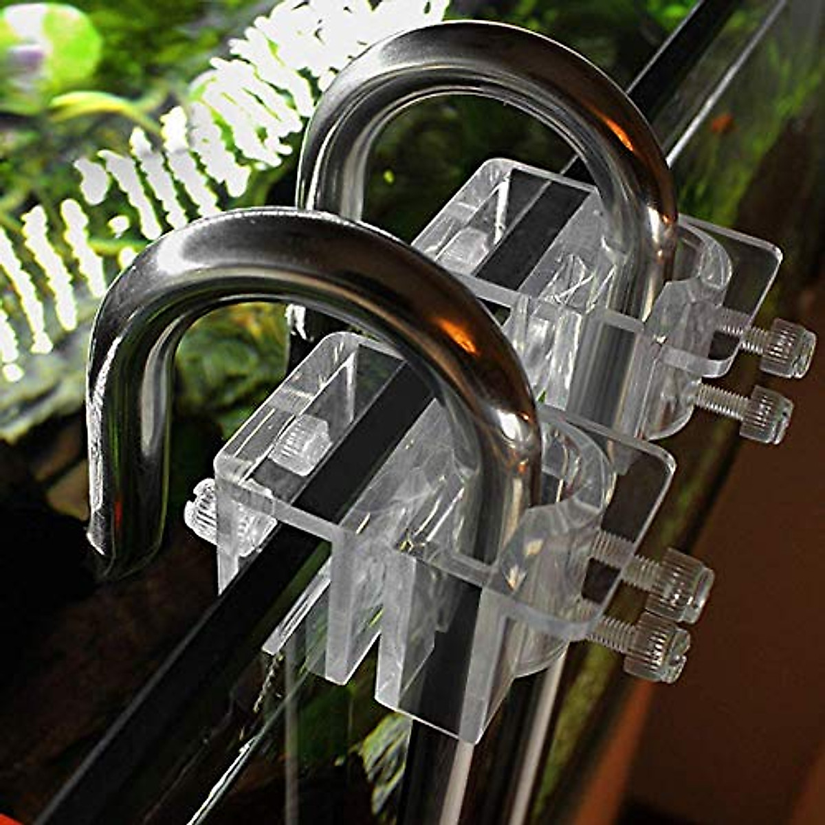 2Pcs Hose Clamps Hose fixing Clip Aquarium Fish Tank Water Pipe Hose Fixing Clip Tube Clamp Holder