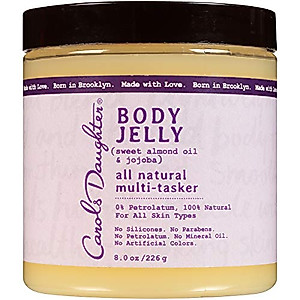 Carol’s Daughter Body Jelly Moisture Rich Body Jelly All Natural Multi Tasker with Sweet Almond Oil and Jojoba for All Skin Types, 8 oz