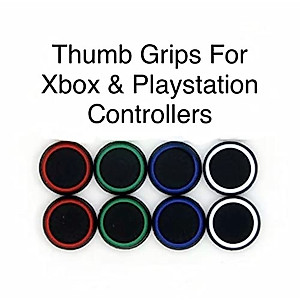 2Pcs Analog Thumb Grip Stick Cover, Dualsense Wireless Controllers Game Remote Joystick Cap, Non-Slip Silicone Handle Protection Cover for PS5/PS4/Xbox one/360/Nintendo Switch PRO (Red Spider-Man)