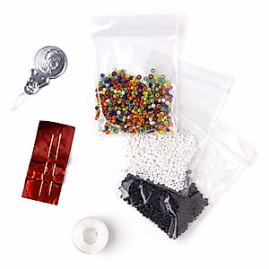 Cousin DIY Creative and Fun Bead Loom Kit with Needle, Thread and More, Black