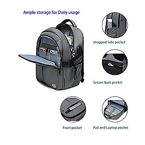 BAUHOO Ballistic Resistant Backpack (Double Shield) Grey