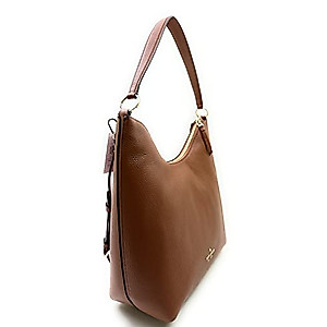 Kate Spade Zippy Pebbled Leather Shoulder Bag (Warm ginger bread)