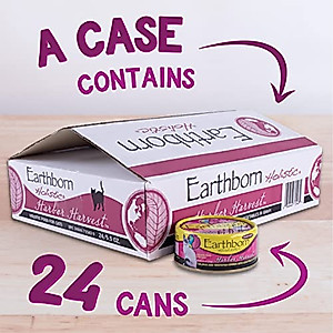 Earthborn Holistic Harbor Harvest Grain Free Canned Cat Food, 5.5 Oz, Case Of 24