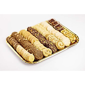gold cookie tray Gold Cake Trays gold rectangle dessert trays gold disposable serving trays for parties and gold trays for dessert table (Pack of 12 )