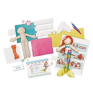 4M Mermaid Doll Making Kit, 8.5 inches