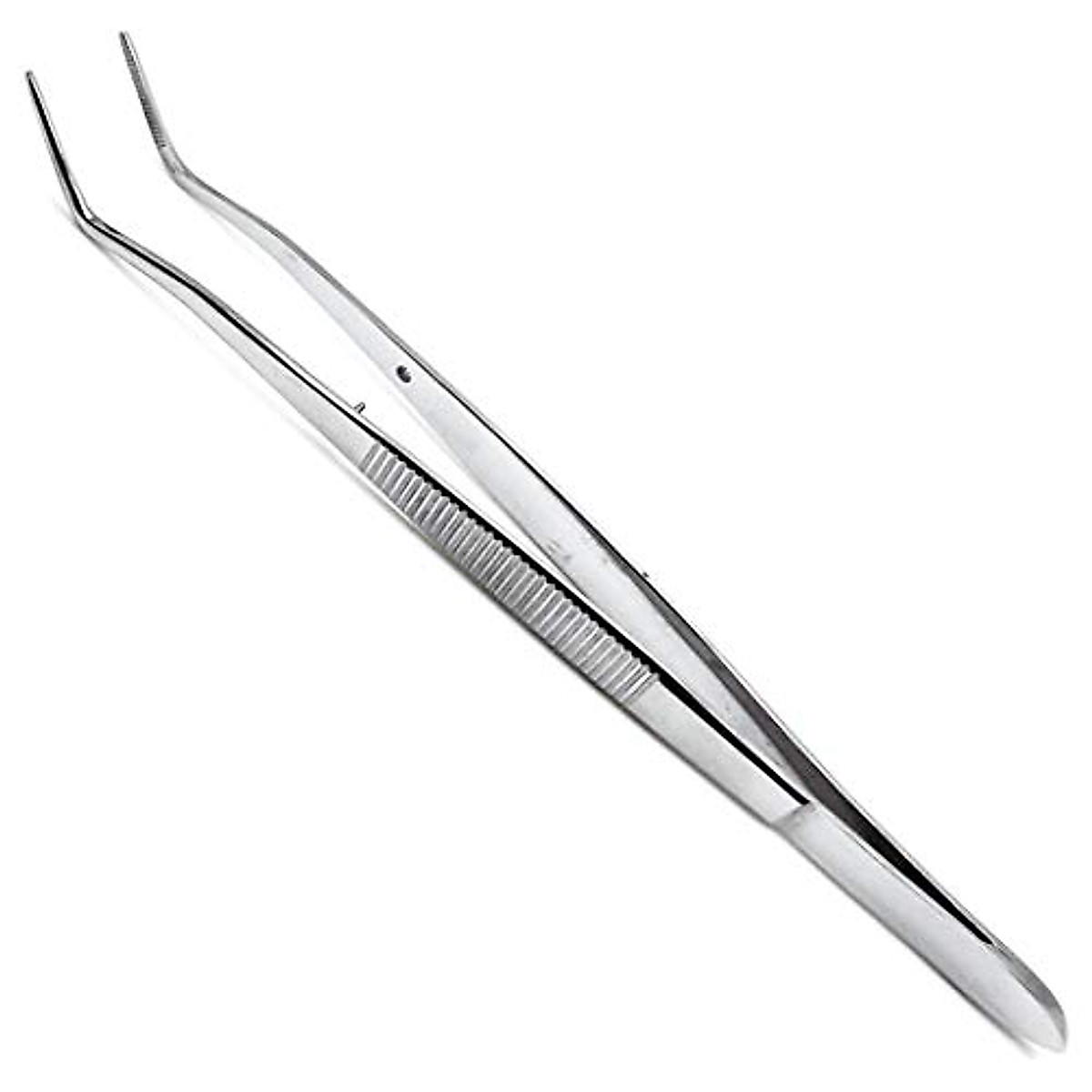 Meriam Foil Dental Cotton Tweezer Serrated Angled Beak Dressing Pliers Surgical Forcep Diagnostic Instruments