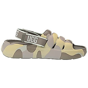 UGG Women's Sport Yeah CAMOPOP Sandal, Moss Green, 7