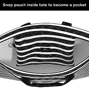 SCOUT Plus 1 Foldable Travel Bag, 2 Bags in 1, Tote Folds into Zipper Pouch