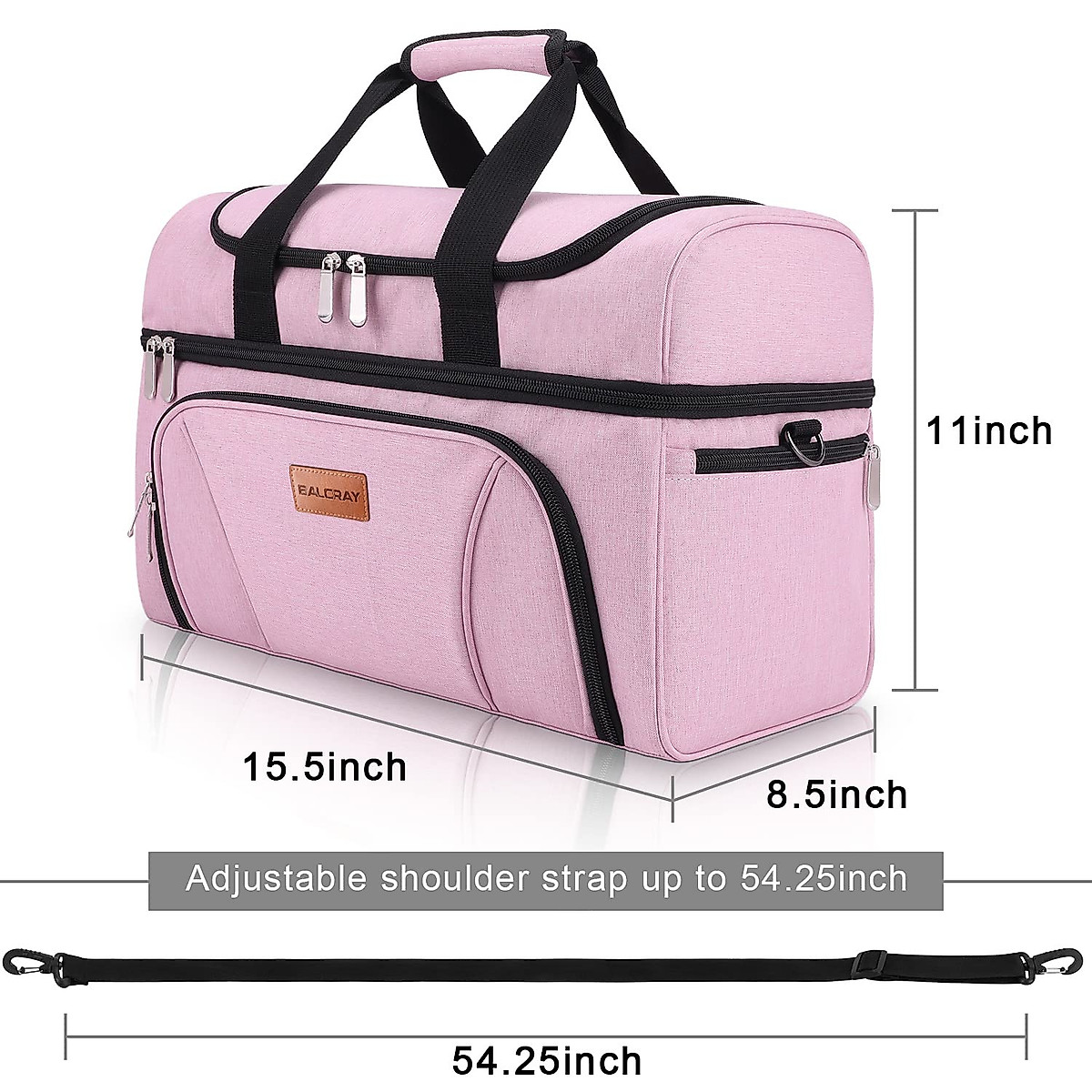 BALORAY Lunch Bag for Women Men Insulated Lunch Box, Large Insulated Leak-proof Water-Resistant Thermal Bento Bag