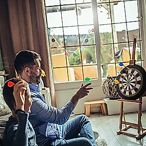 Accmor 18 Pack Steel Tip Darts, 18 Grams Metal Tip Dart Set, Darts Metal Tip Set, Metal Darts for Dartboard