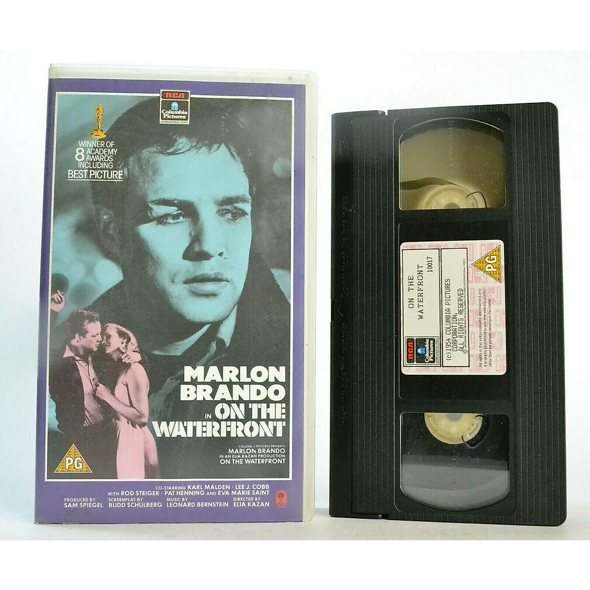 On The Waterfront: (1954) Columbia Pictures - Crime Drama - Marlon Brando - VHS